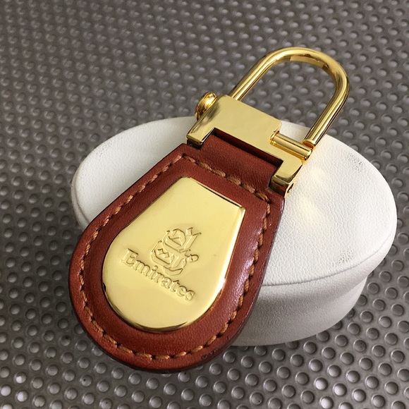 Emirates | Accessories | Emirates Leather Keychain | Poshmark